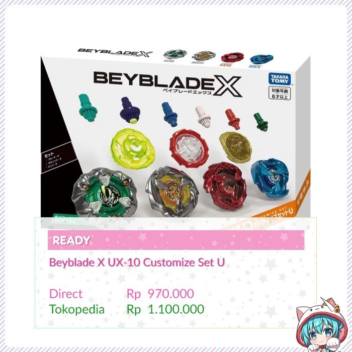 Beyblade X UX-10 Customize Set U | Shopee Philippines