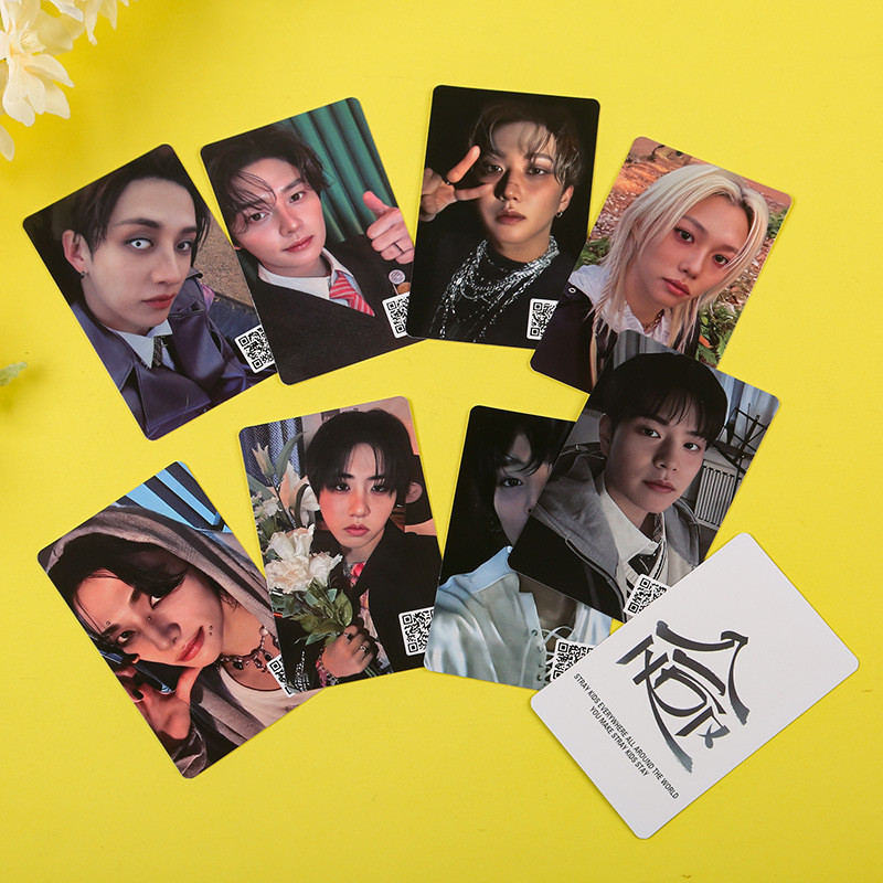 Kpop Idol Stray Kids SKZ HOP Real Touch Photo Card | Shopee Philippines