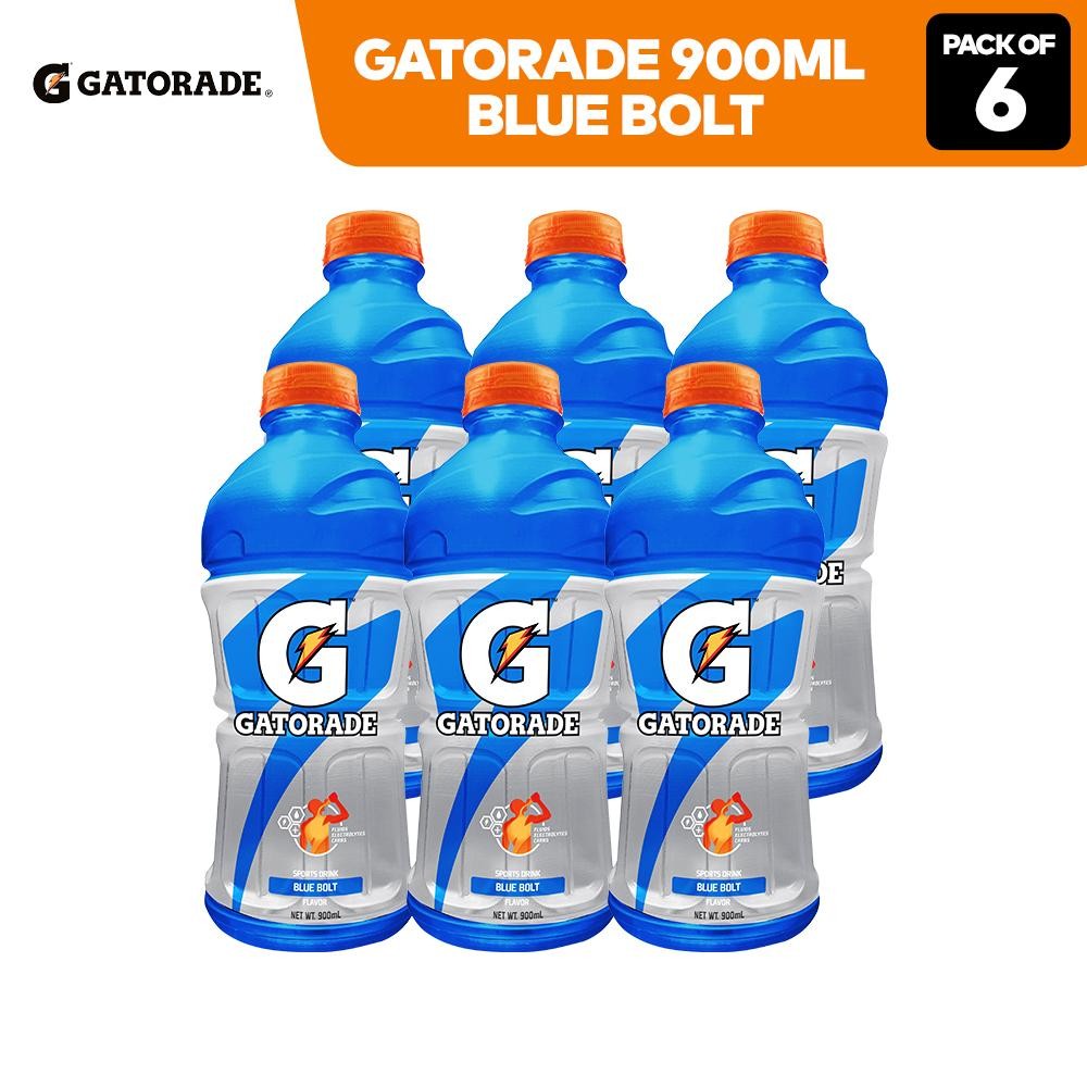 Gatorade Blue Bolt 900ml Energy Sports Drink - Pack of 6 | Shopee ...