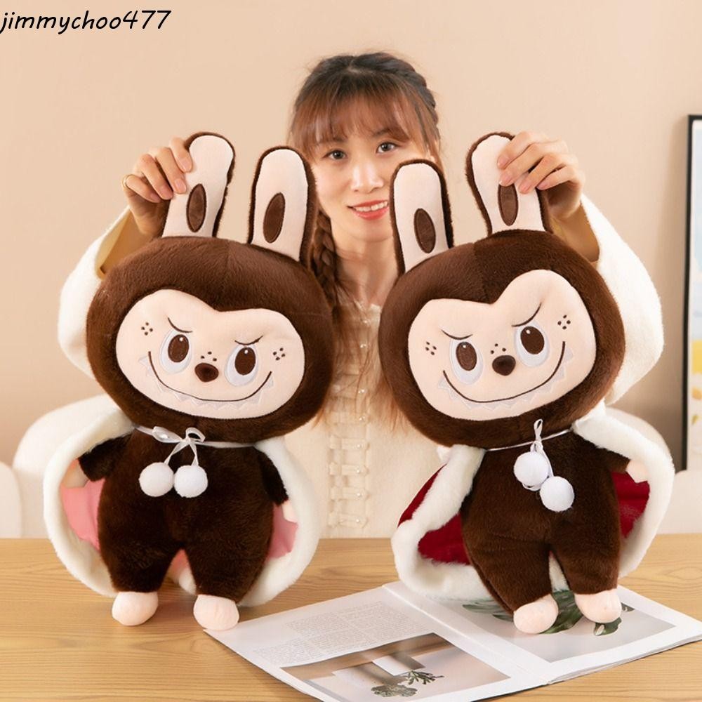 JIMMYCHOO Labubu Plush Stuffed Doll, Dress Up Big Eye Labubu Time Plush ...