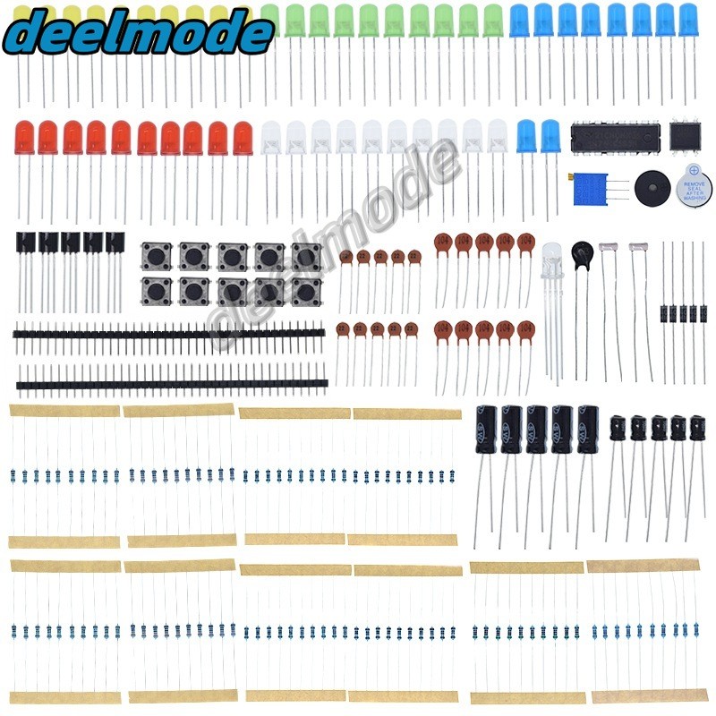 New Electronics Components Basic Starter Kit For Arduino Uno Mega2560 Raspberry Pi With Led