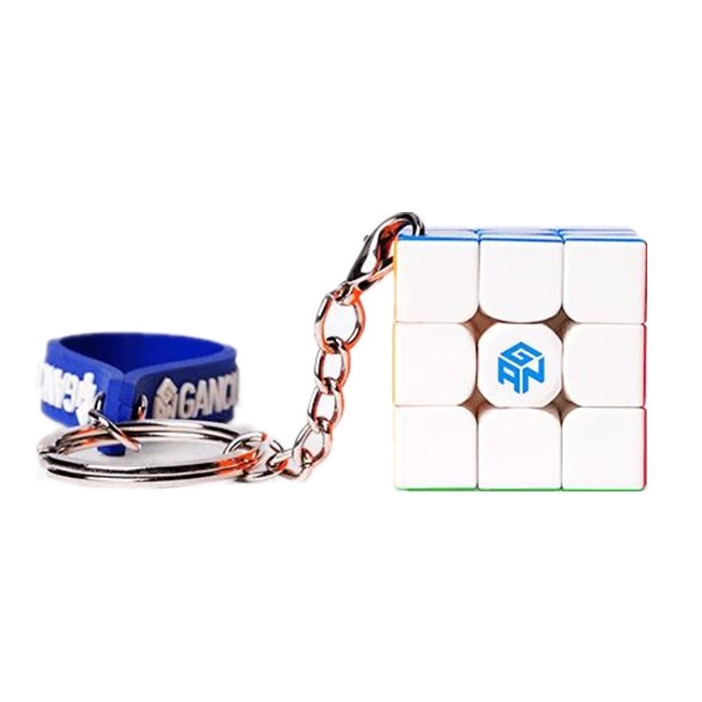 GAN 330 Keychain 3x3 Speed Cube Mini 3x3x3 Magic Cube 30mm Stickerless ...