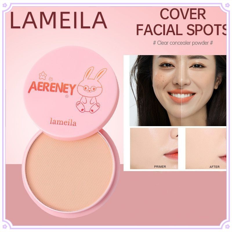 LAMEILA Powder Delicate Pores Waterproof Oil Control Exquisite Quickly ...