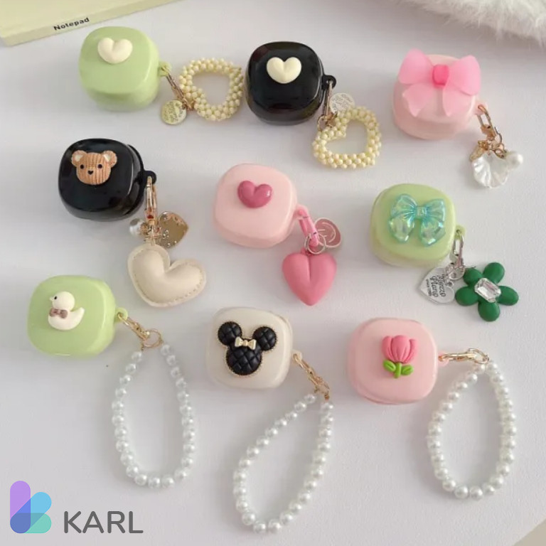 Case Baseus WM01 WM02 Premium Bowie Encok Transparent Cute Earphone ...