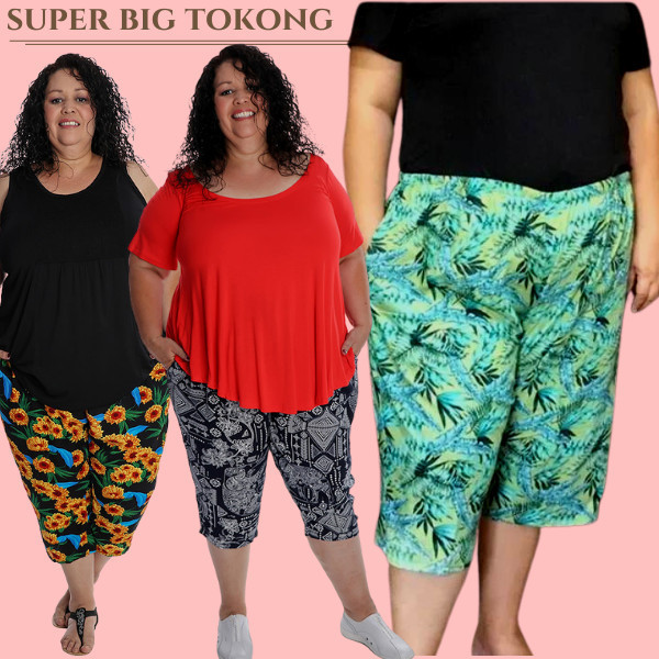 Challastore PLUS SIZE TOKONG WITH POCKET pambahay cotton spandex ...