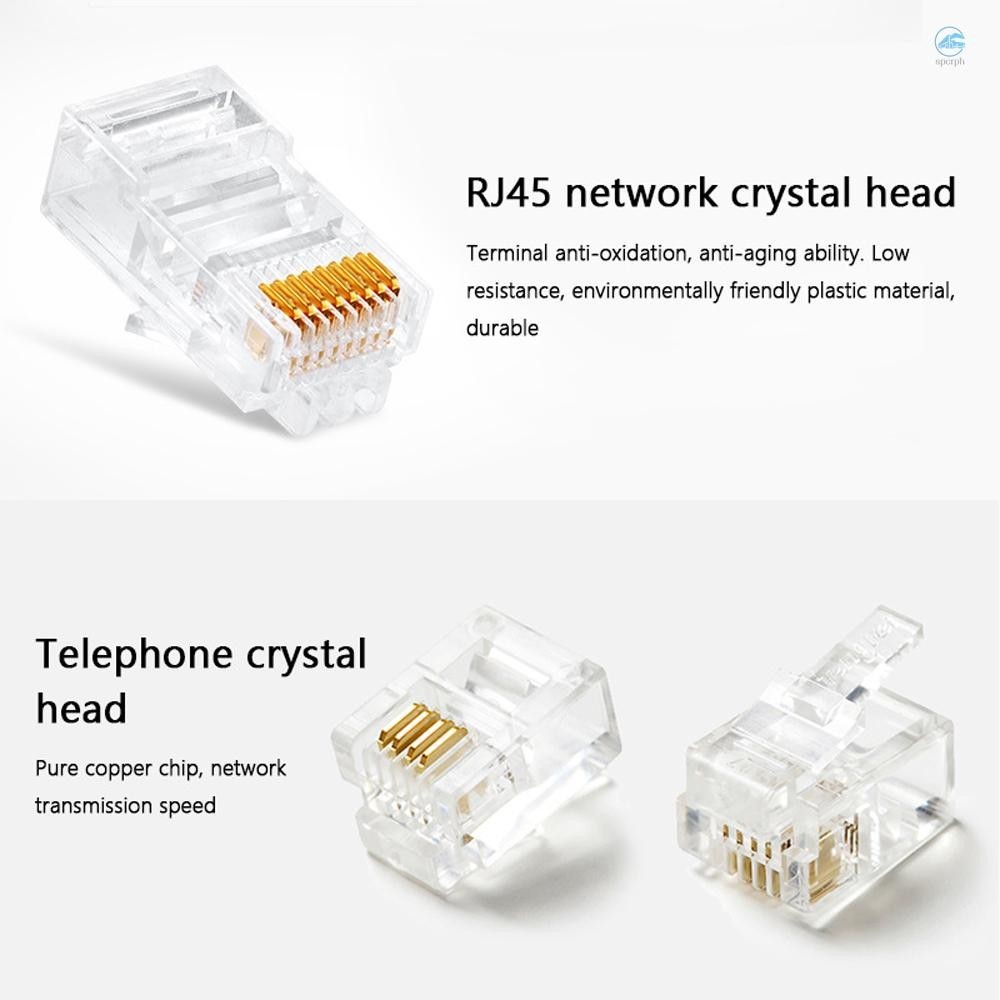 carworld Handskit RJ45 RJ11 RJ12 Network Repairing Plier Tool Kit with ...