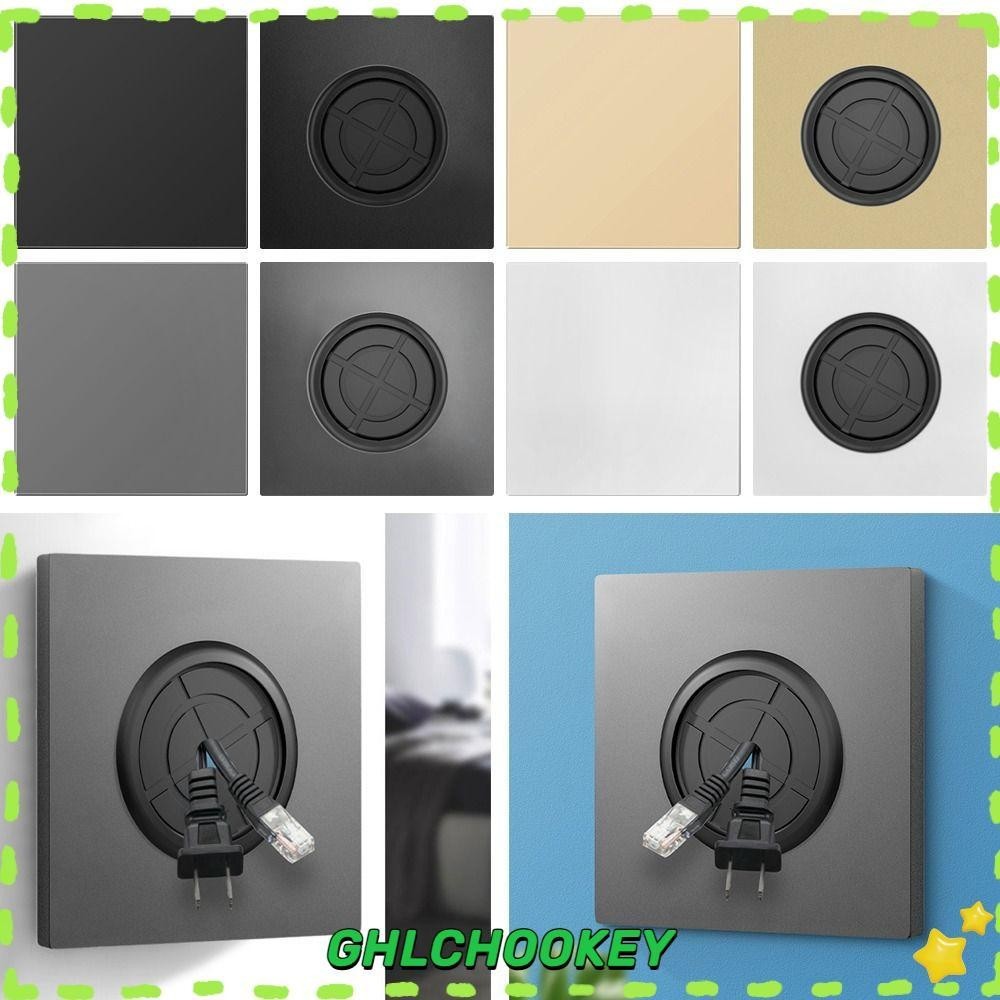 GHLCHOOKEY Wall Blank Panel Home Improvement With Outlet Hole 86Type ...