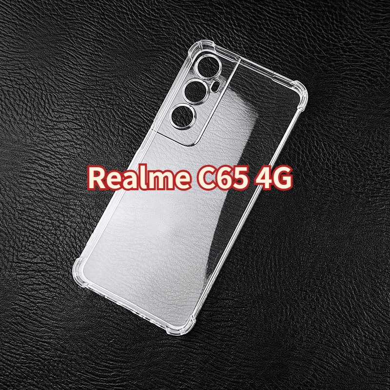 Casing For Realme C65 4G C 65 c65 2024 TPU Silicone Shockproof Clear ...