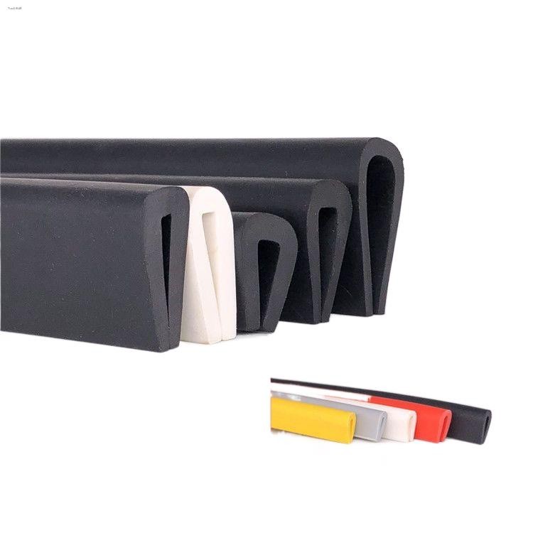 Rubber U-shaped edging strip sealing strip edging mechanical sheet ...