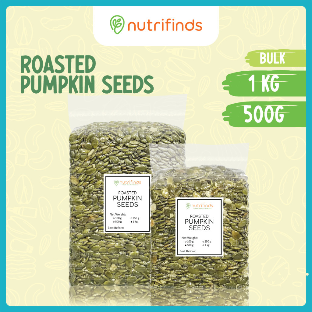 Nutrifinds® Roasted Pumpkin Seeds - BULK | Shopee Philippines