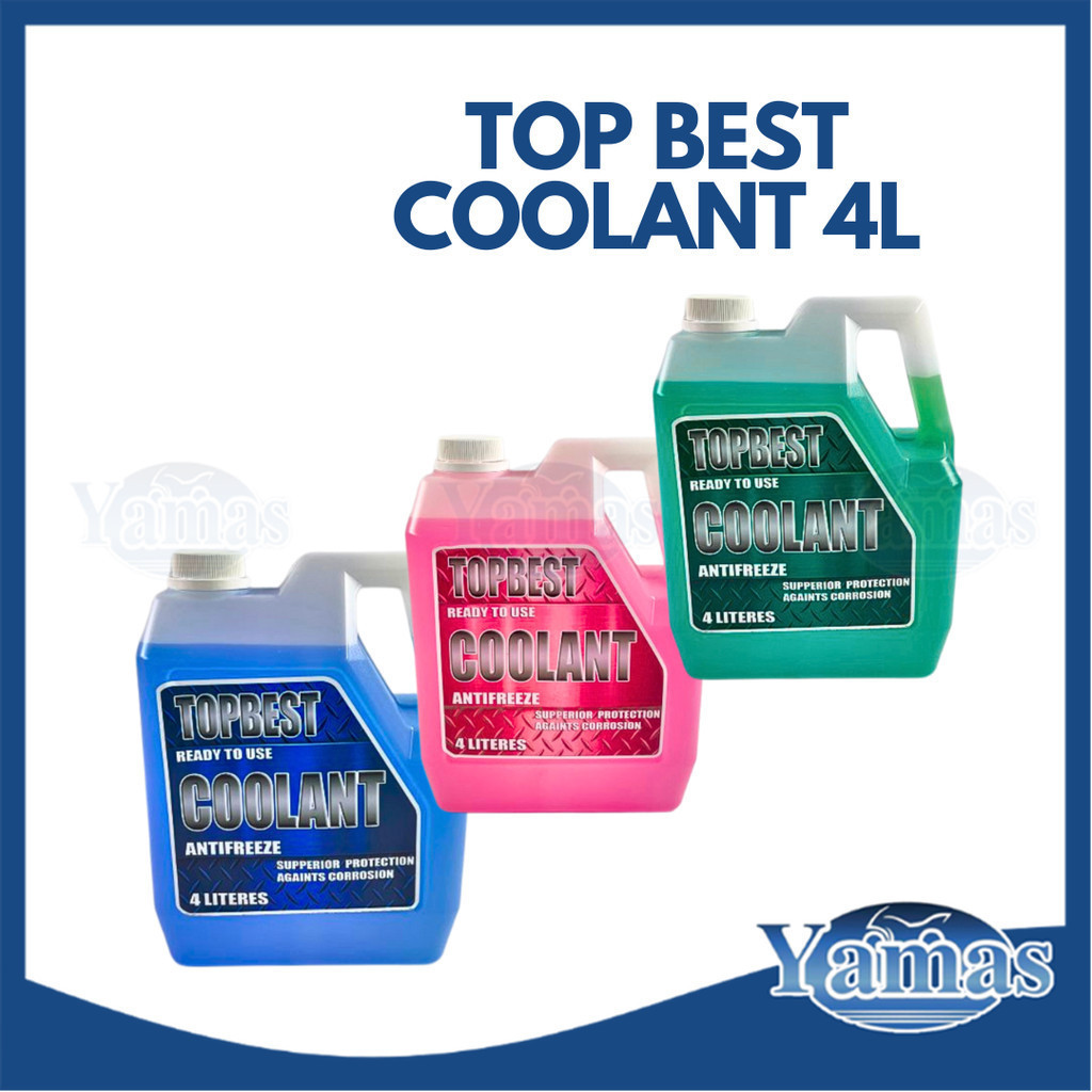 [YAMAS] Topbest Brand 4L Coolant for Motorcycles and Cars to Prevent ...