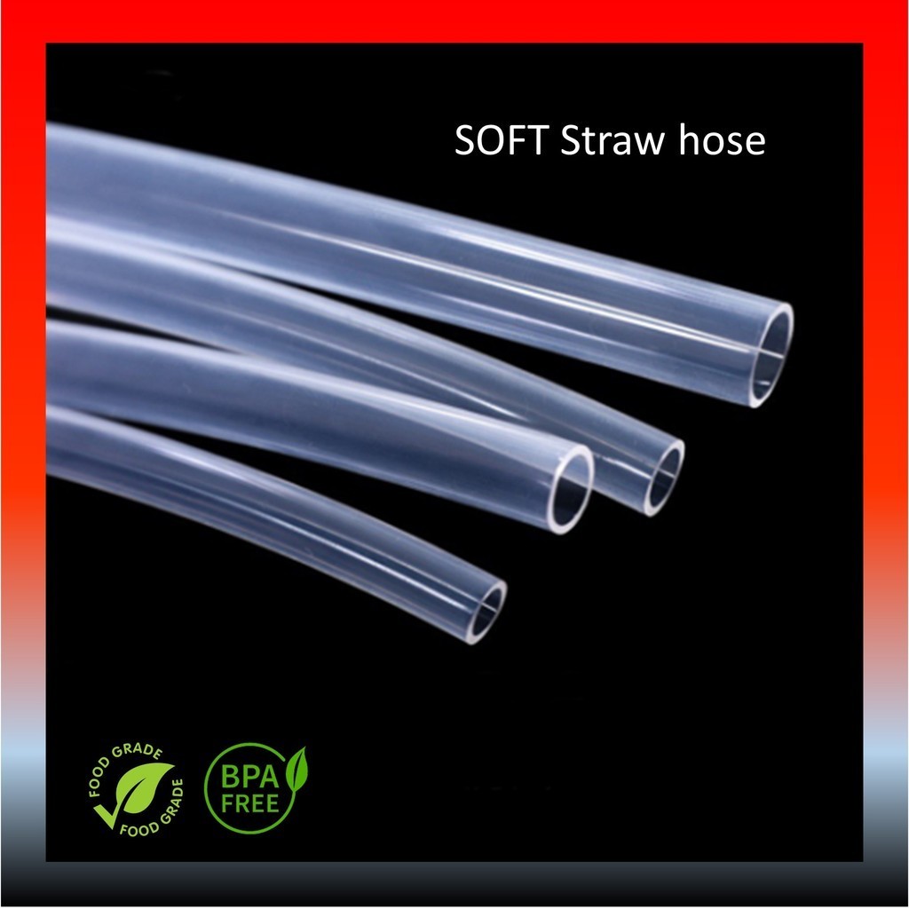 Soft Silicone Straw Hose Replacement Flexible Straw Bottle Length 200mm ...