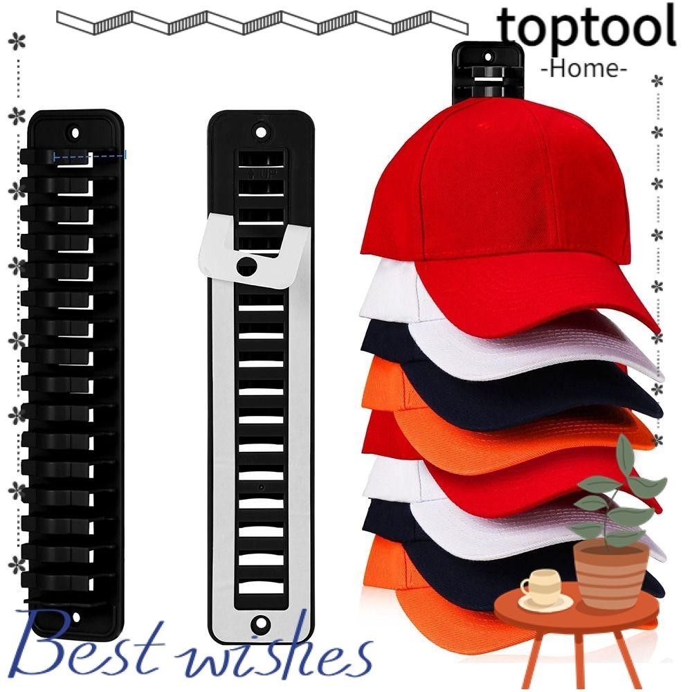 TOPTOOL Hat Organizer, Plastic Sundries Storage Baseball Caps Organizer ...