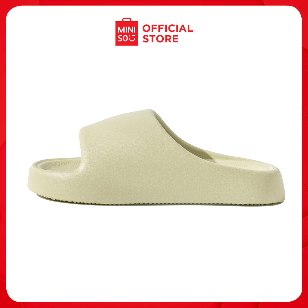 MINISO Q-struct Series Women's Fashion Slippers Green 37-38 | Shopee ...