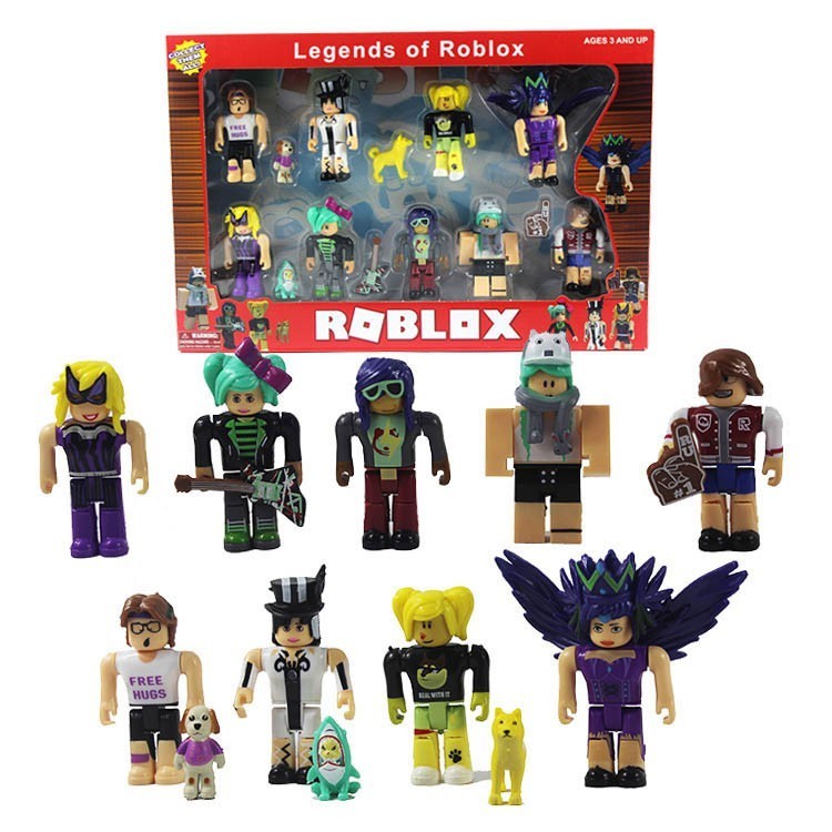 Legends Of Roblox Building Blocks 9pcs/Set Dolls Virtual World Games ...