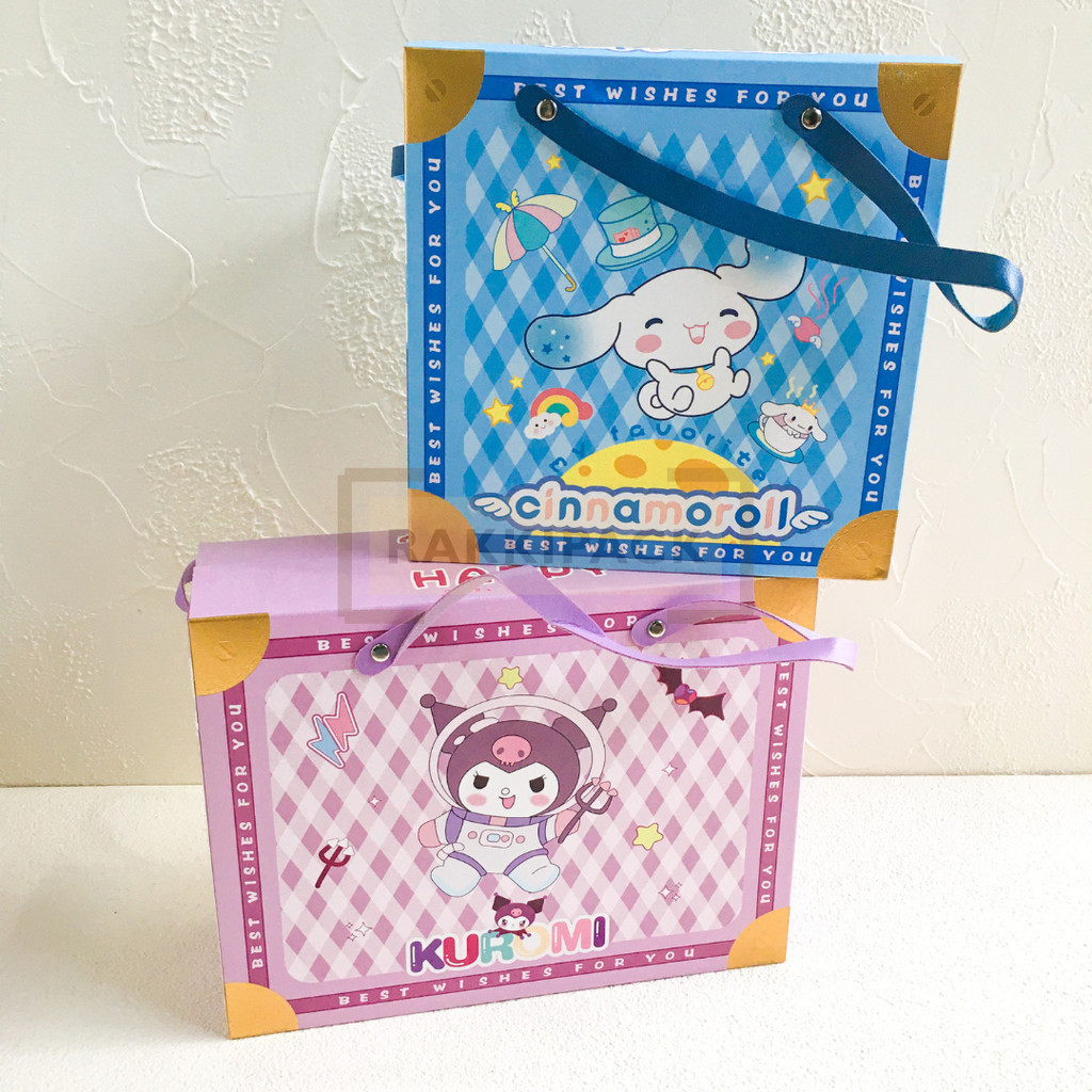 Goodie bag, kuromi cinnamon snack hamper box | Shopee Philippines
