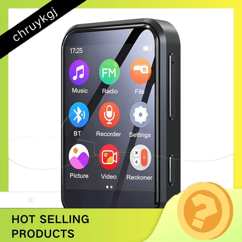 chruykgj Portable MP3 Player Bluetooth 5.4 HiFi Music Player MP3 Touch ...