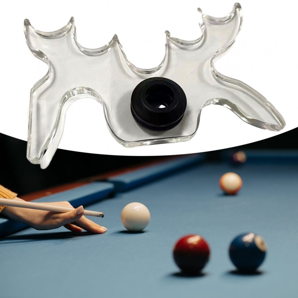 Pool Snooker Cue Bridge Head with Moose Shape for 7 Different Shooting ...