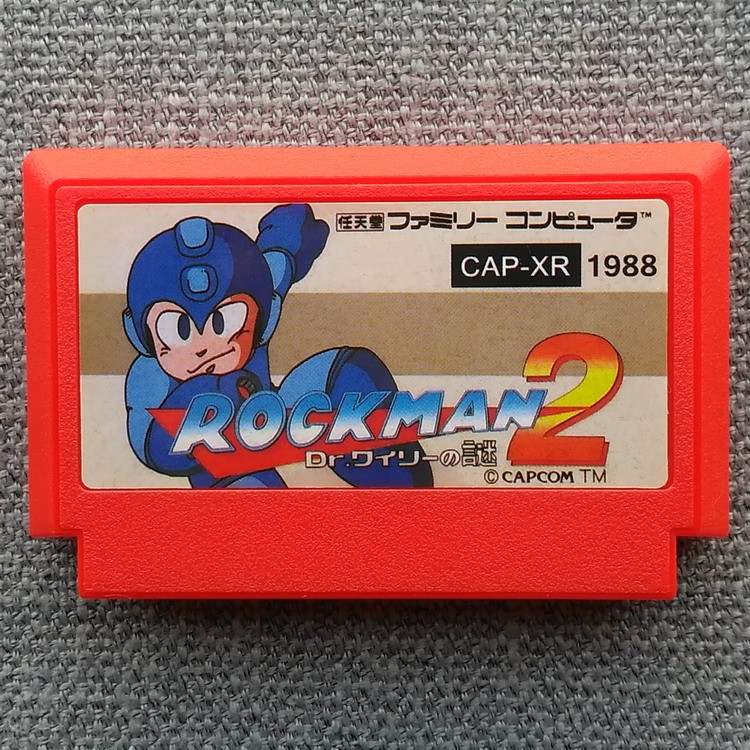Fc Red White Console Game Card 2 Rockman 2 | Shopee Philippines