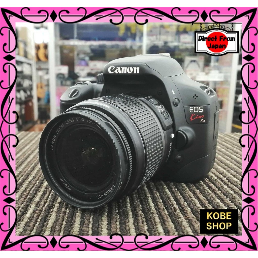 【Direct From Japan】 CANON EOS KISS X4 Digital SLR Lens Kit 【Used item ...