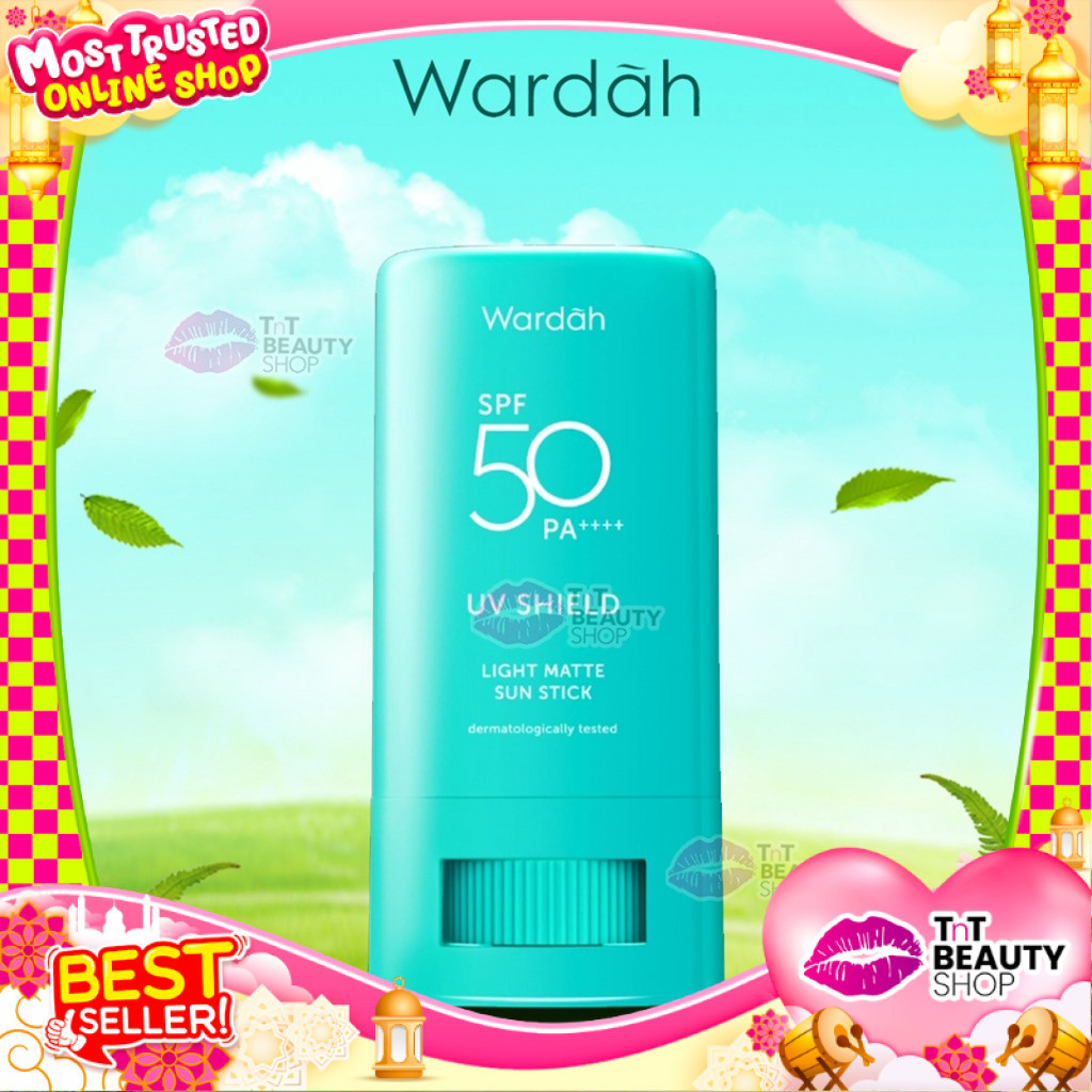 Wardah UV Shield Light Matte Sun Stick SPF 50 PA +++ 22 gr - Facial ...