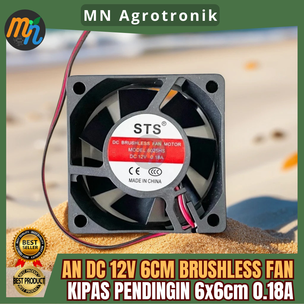Fan DC 12V 6cm DC FAN 6x6cm BRUSHLESS FAN THICK COOLING EXHAUST 6cm | Shopee Philippines
