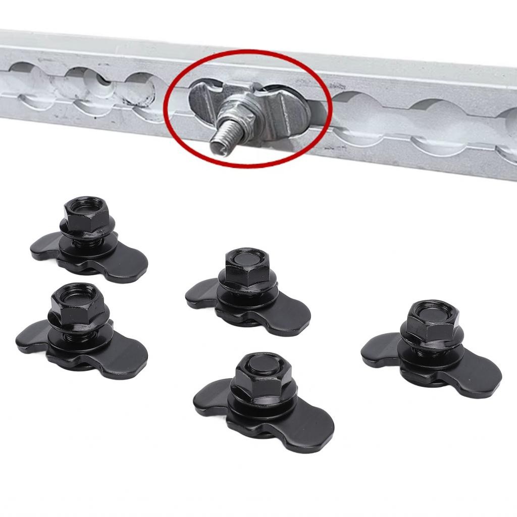 Ssrroo 5Pcs L Track Double Lug Threaded Stud Nut Fitting Tie Down ...