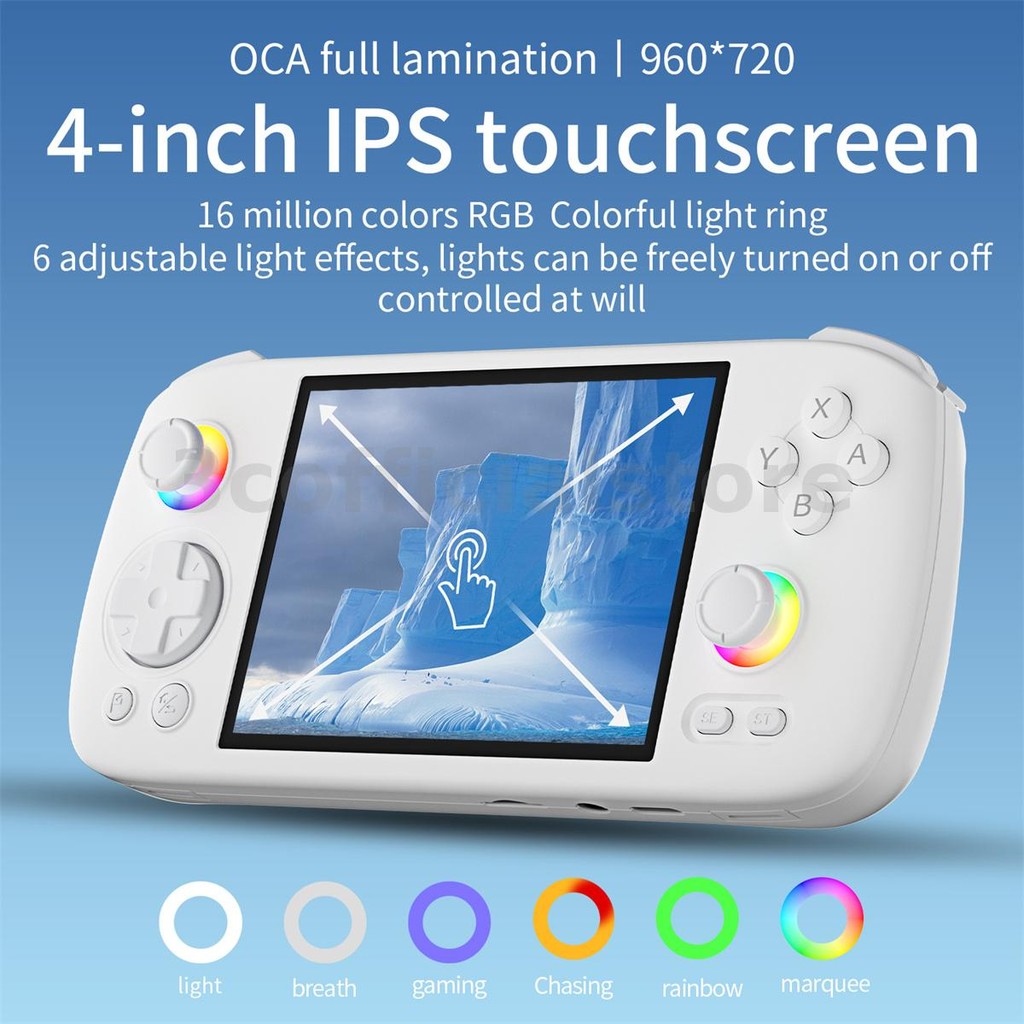 ANBERNIC RG 406H 128G Handheld Console 4" IPS Android 13.0 4000+ Games ...