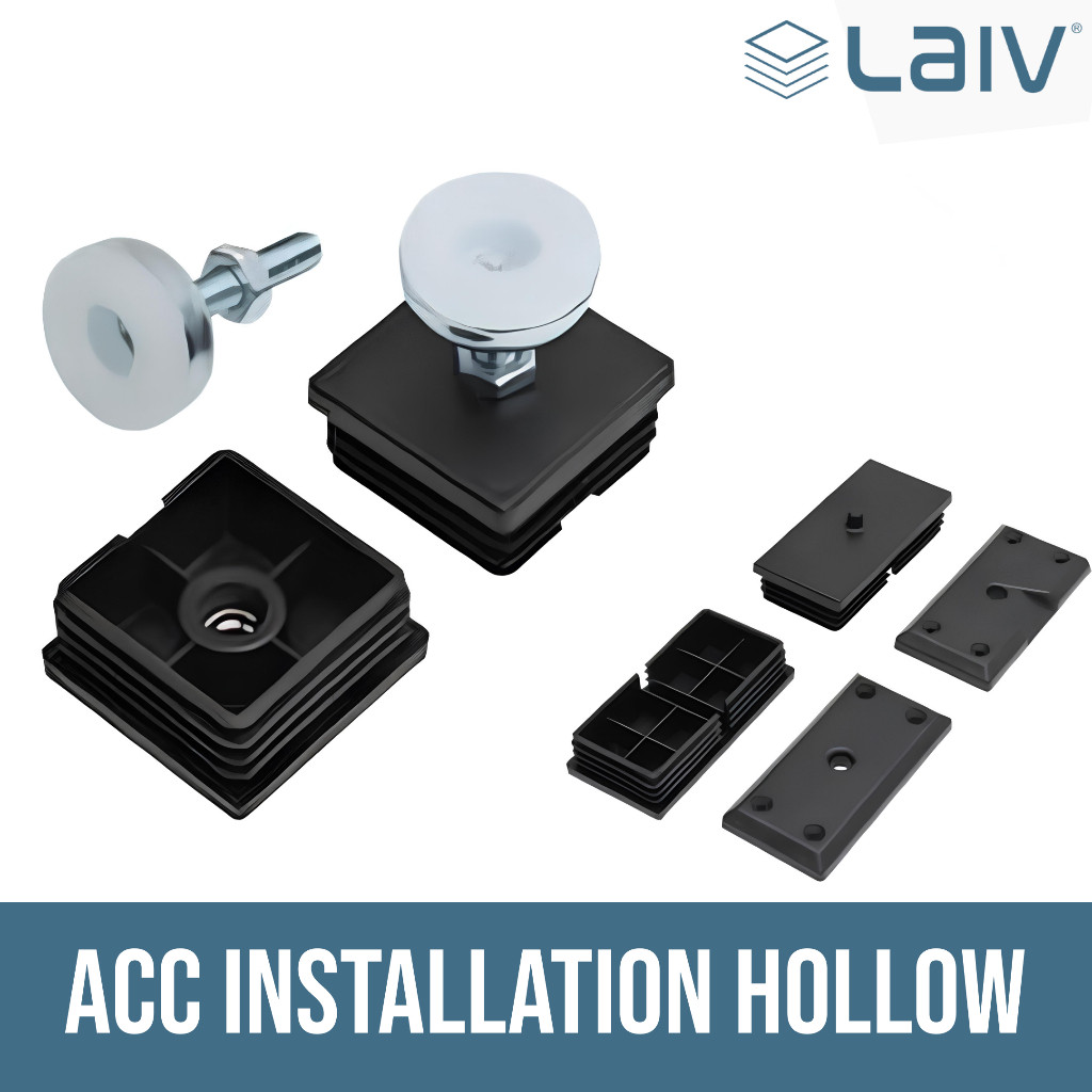 Laiv Indoor PVC Hollow Installation Bracket Adjustable WPC Grille ...
