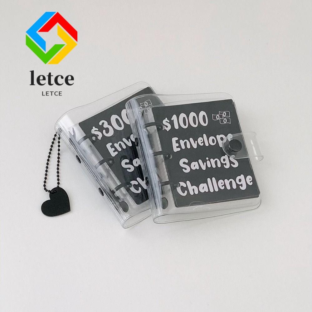 LETCE Envelope Challenge Binder, with Cash Envelopes Save Money Saving ...