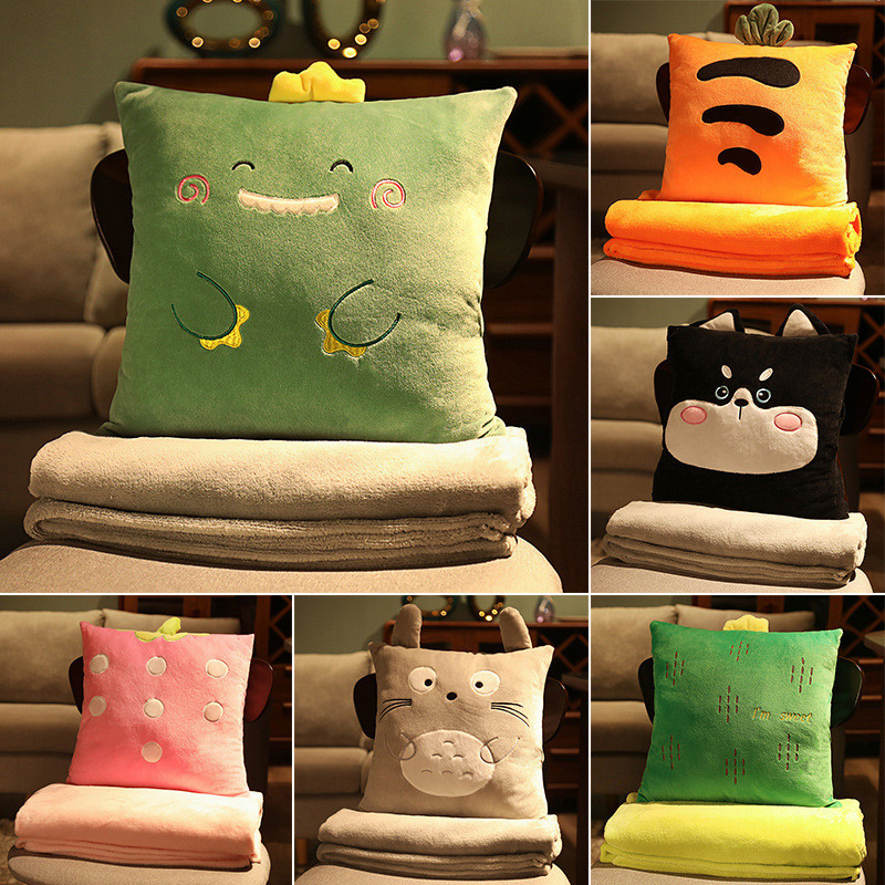 Sara's Three-in-One Pillow Blanket Hand Warmer Office Work Nap Pillow ...