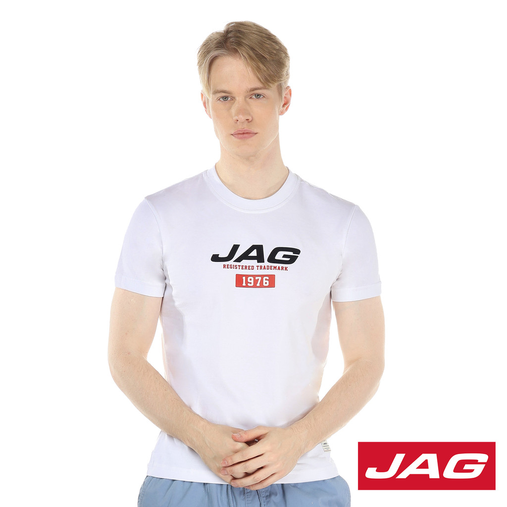 Jag Men's Top Round Neck Rugged Fit Single Jersey | Shopee Philippines