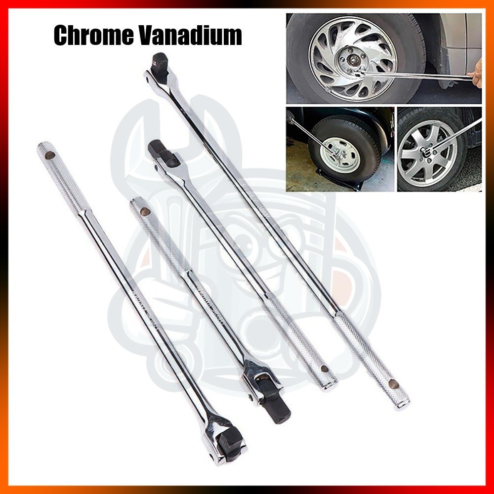 CR-V 1/2" F Rod Breaker Bar F-Bar Socket Drive Chrome Vanadium Steel F ...