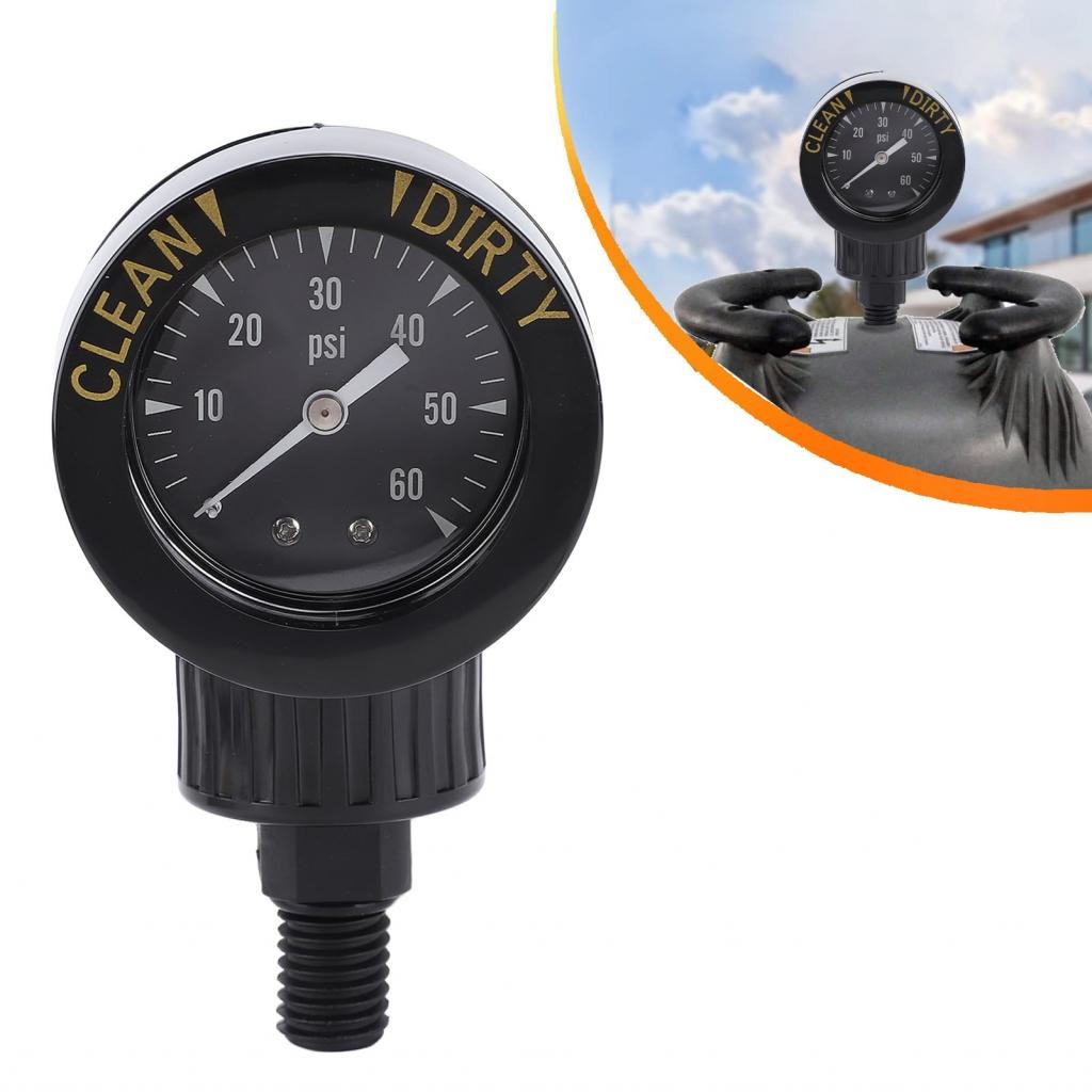 Ujewndju 0-60 Psi Pool Filter Pressure Gauge 2 inches Dial 1/4 NPT ...