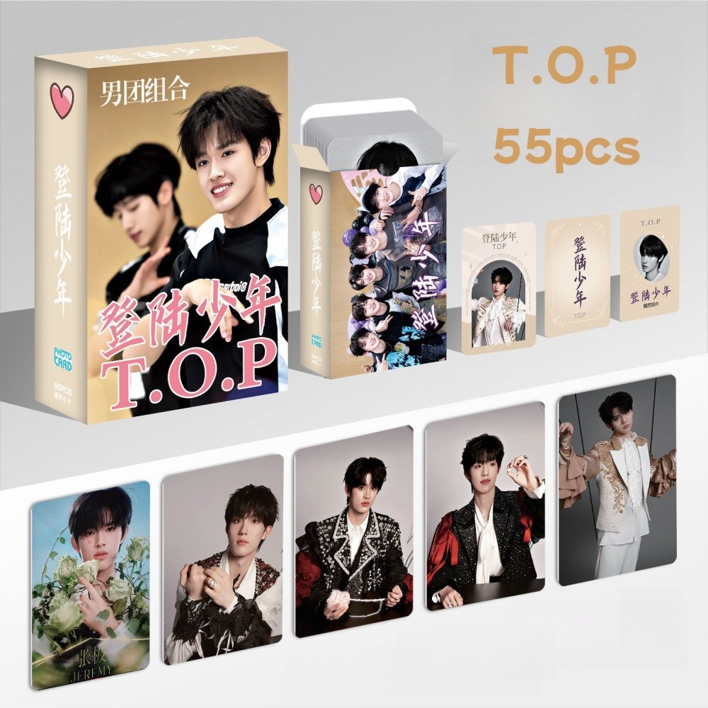 50-55pcs TF Family 3rd T.O.P Hologram Laser Lomo Cards ‌Zhang Ji Left ...