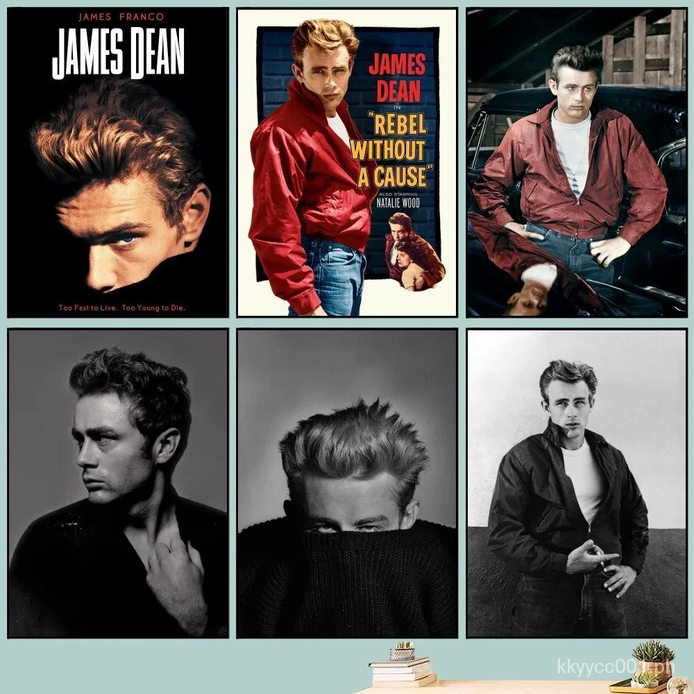 Classic Vintage Actor James Dean Poster DIY Vintage Movie Poster Wall ...