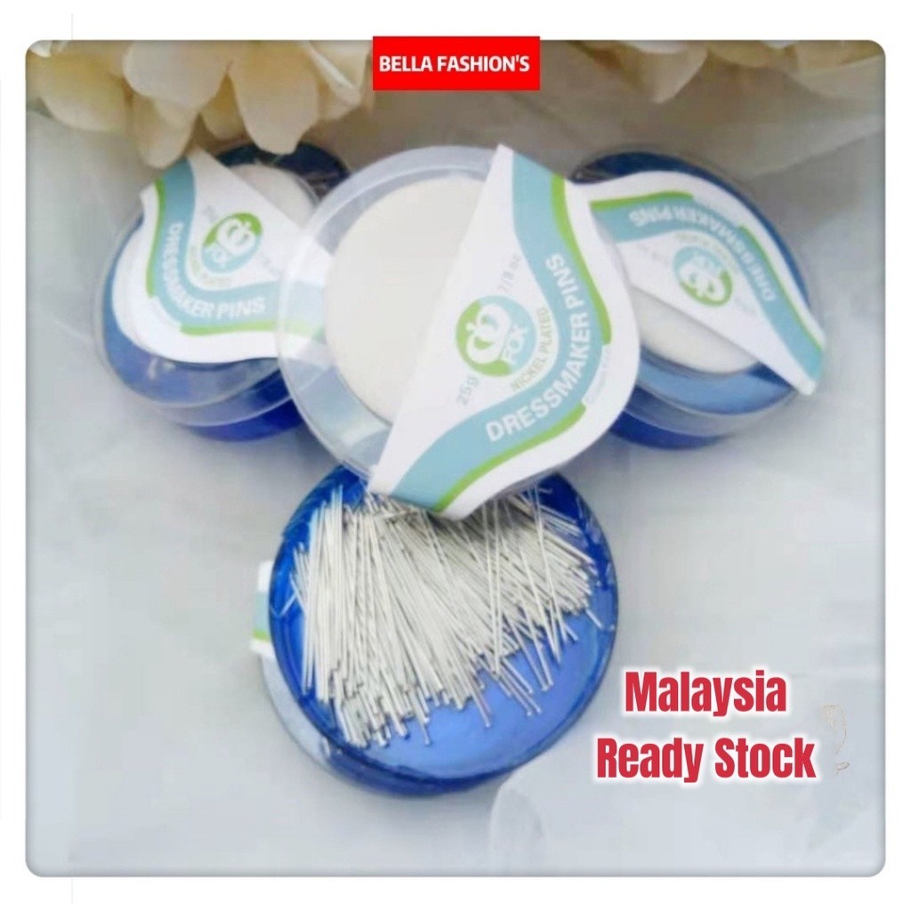 25g Pin Tudung Hijab Jarum Peniti Shawl Tukang Jahit Dressmaker Pin ...