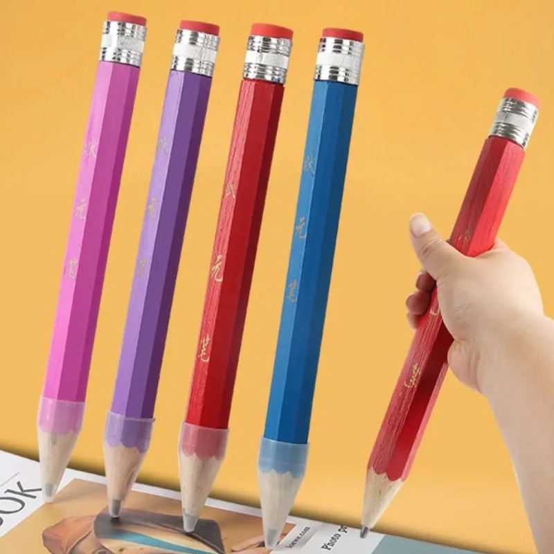 Wooden Jumbo Pencils - DIY Woodworking-Toys Gifts - School Supplies ...