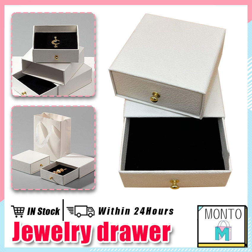 Cardboard Drawer Jewelry Gift Boxes Organizer Small Display Thick Paper ...