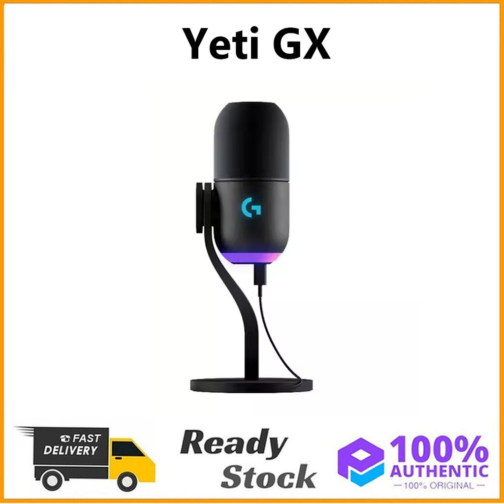 Original Logitech Yeti GX Dynamic RGB Gaming Microphone with Lightsync ...