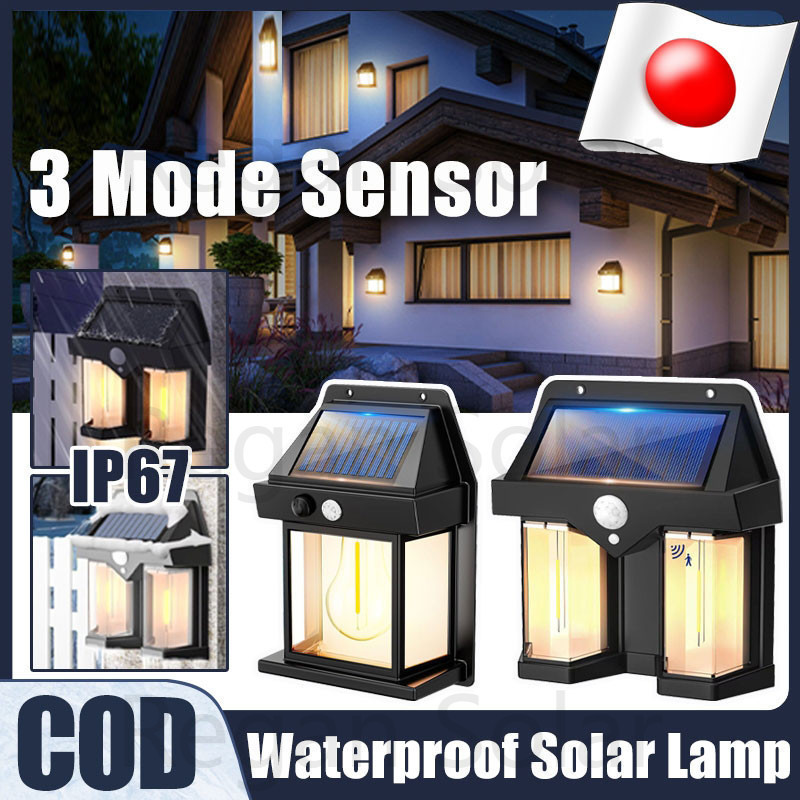 LED Solar Wall Lamp Light Waterproof Outdoor Motion Sensor Intelligent ...