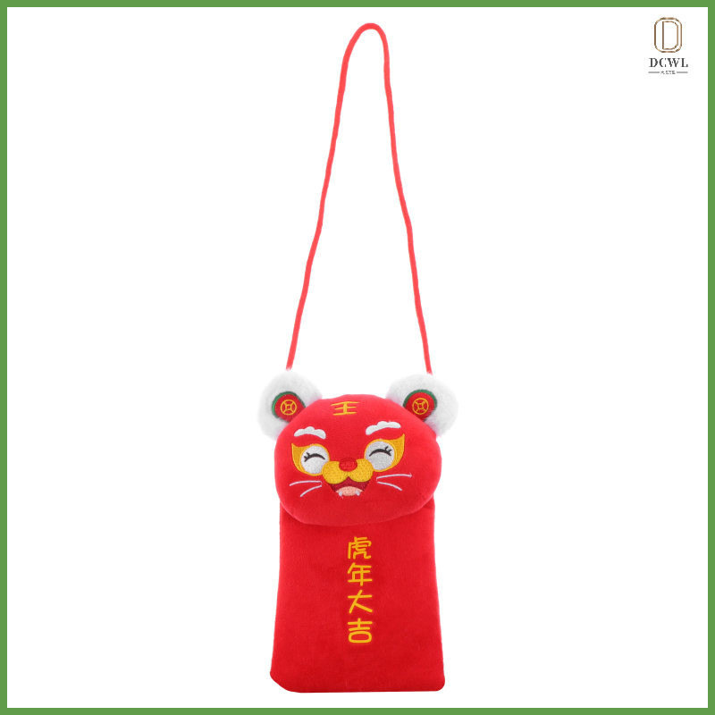 Crossbody Bag Red Purses Chinese Style Envelope Traditional Pocket Year ...