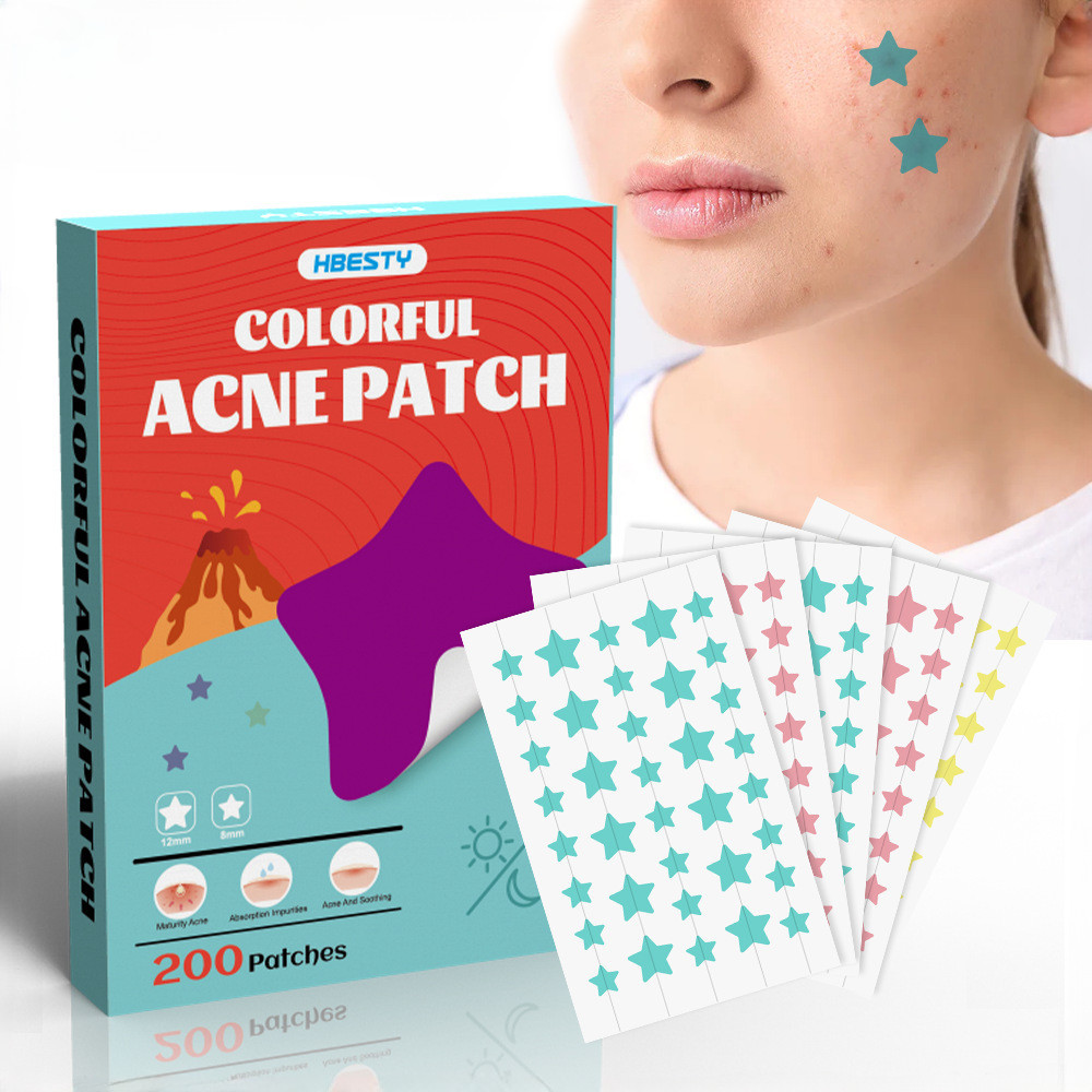 200patches Acne Pimple Patch Sticker Waterproof Acne Treatment Pimple ...