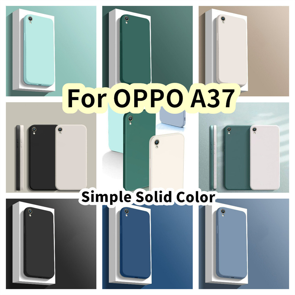 【Ready】For OPPO A37 Phone Case Cover Precise opening Silicone Full Case ...