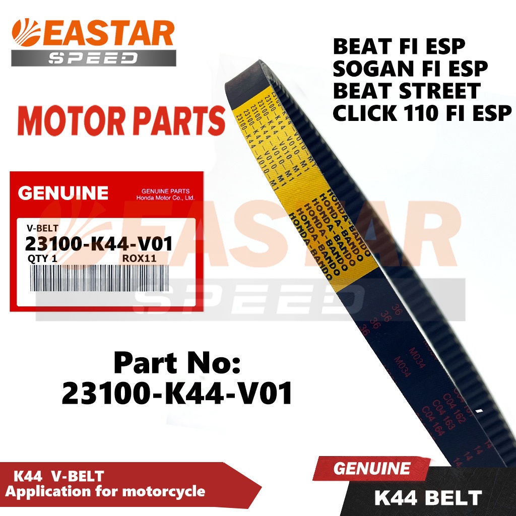 K44 Belt V-Belt /Tire Drive Belt Fi ESP Sogan Fi ESP Beat Street Click ...