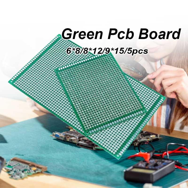 5pcs Pcb Universal Prototyping Board Student Diy Welding Fiber Glass Experimental Board/Single ...