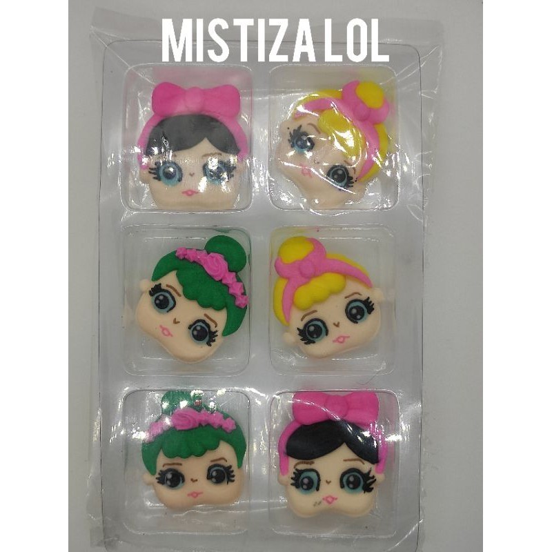 L o L Metiza character Royal Icing 2D cake cupcake cake topper ...