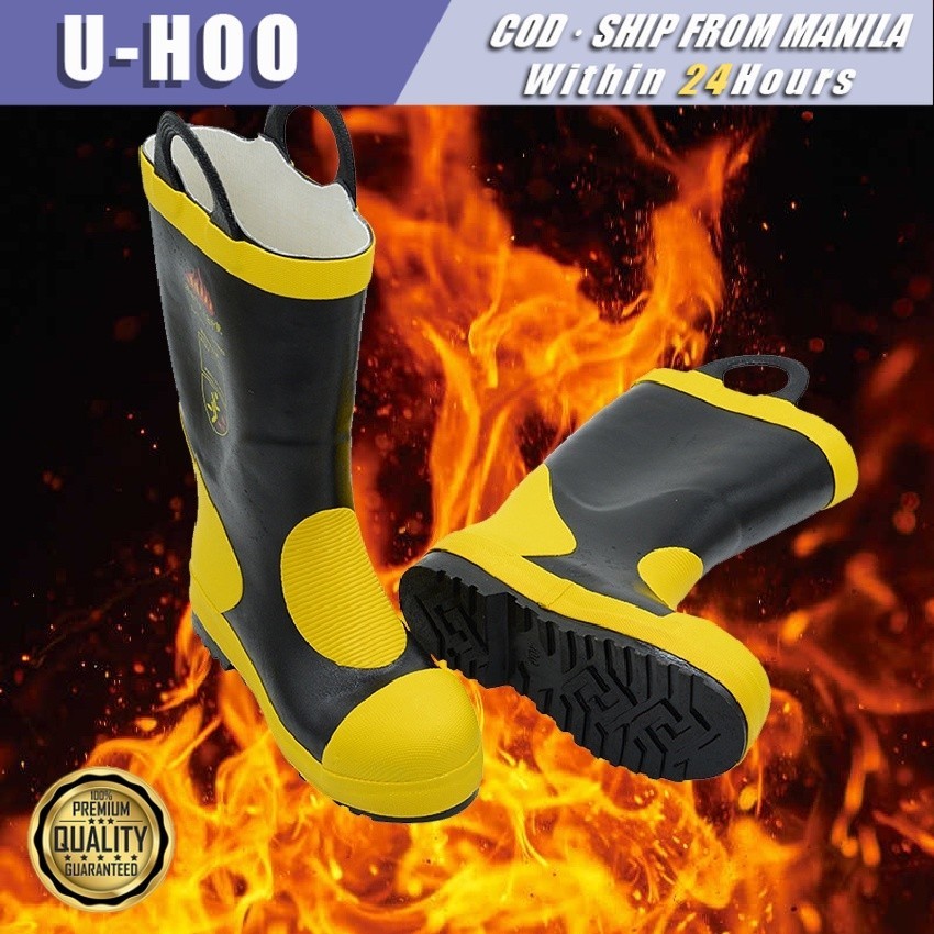Waterproof Fire Boots High Temperature Resistant Boots Safety Boots For ...