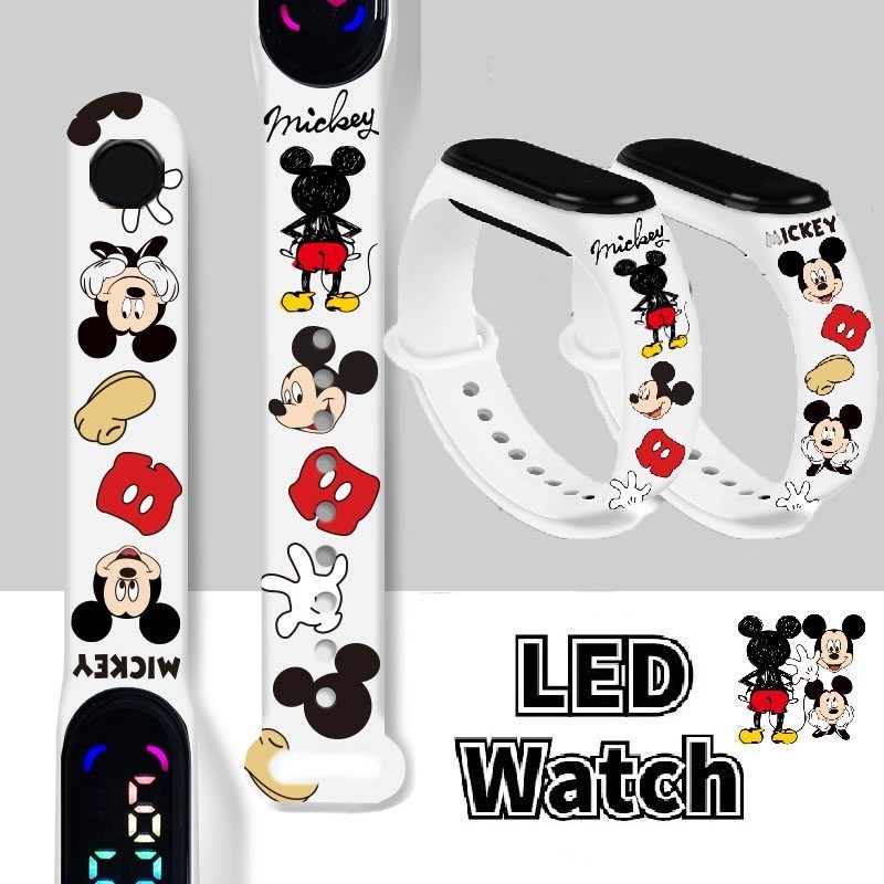MRL4 Disney Mickey Minnie Mouse Kids' Watches Cartoon Character Figures ...