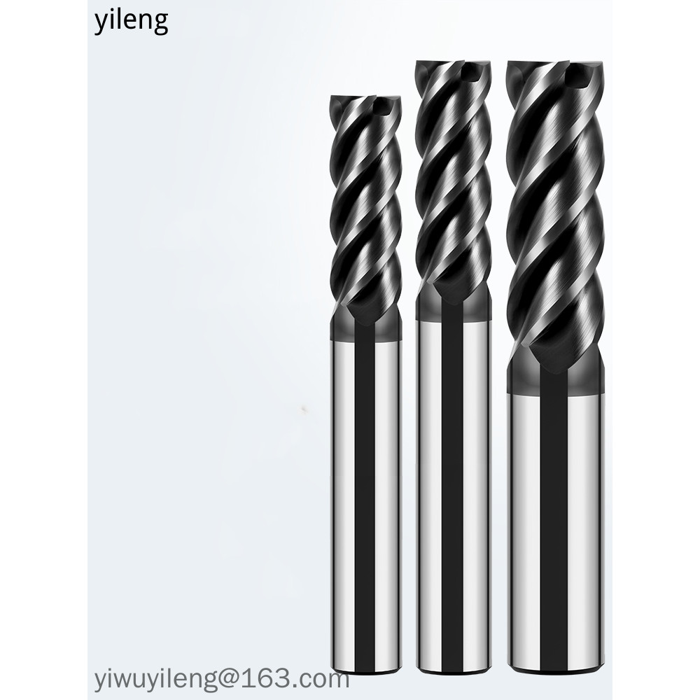 70 Degree Tungsten Steel Milling Cutter 4 Edge Carbide Milling Cutter ...
